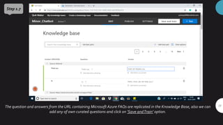 Deploying a ChatBot Service using Microsoft Azure | PDF