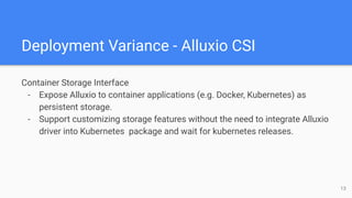Deploying Alluxio in the Cloud for Machine Learning | PPT