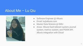 Deploying Alluxio in the Cloud for Machine Learning | PPT