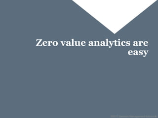 Deploying analytics with a rules based infrastructure pawcon sf 2011 | PPT