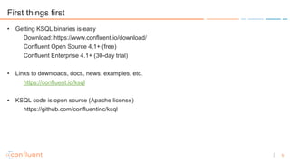 Deploying and Operating KSQL | PPT
