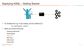 Deploying and Operating KSQL | PPT