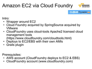 Deploying and running Grails in the cloud | PPT