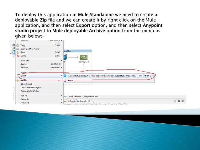 Deploying and running in mule standalone | PPT
