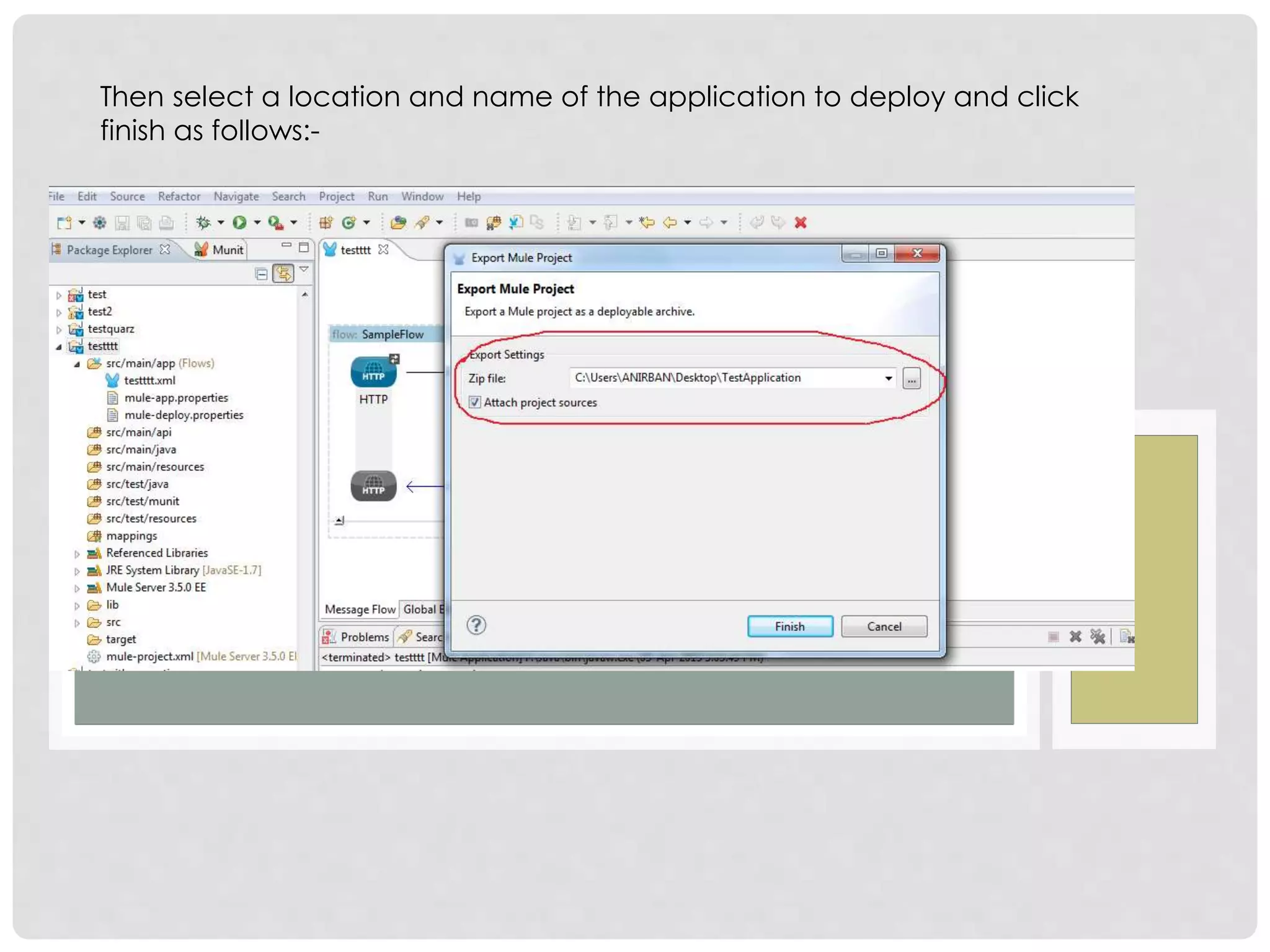 Deploying and running mule standalone | PPTX