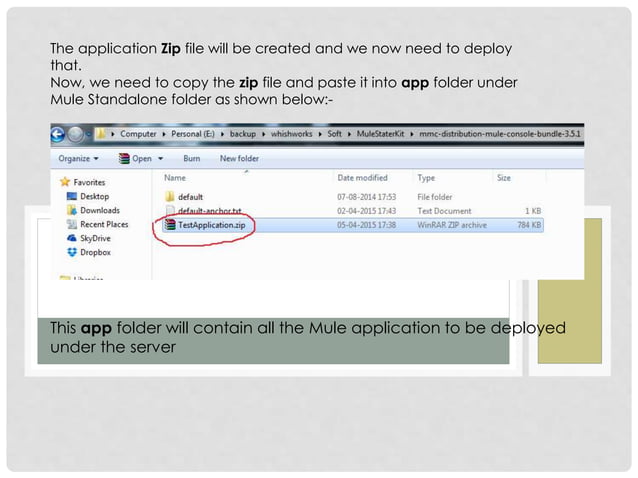Deploying and running mule standalone | PPTX