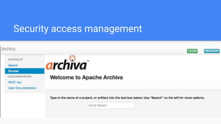 Deploying artifacts to archiva | PDF