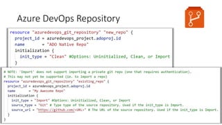 Deploying Azure DevOps using Terraform | PPTX