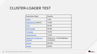 Deploying Containers at Scale on OpenStack | PPT