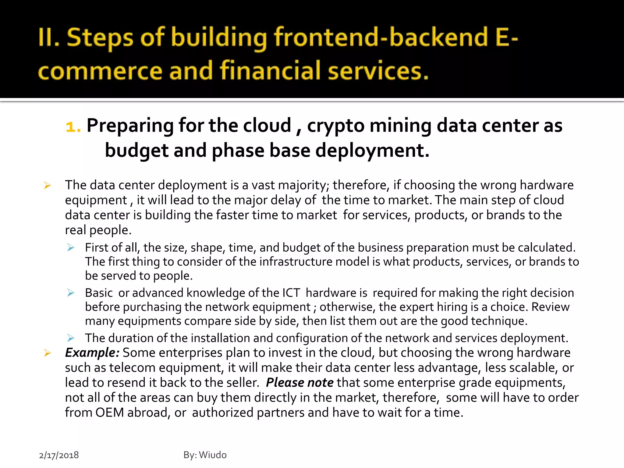Deploying cost effective cloud data center | PPT | Free Download