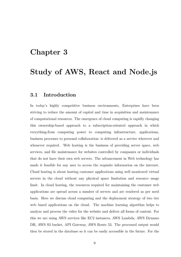 Deploying Deep Learning Algorithm On Aws Cloud Platform Pdf