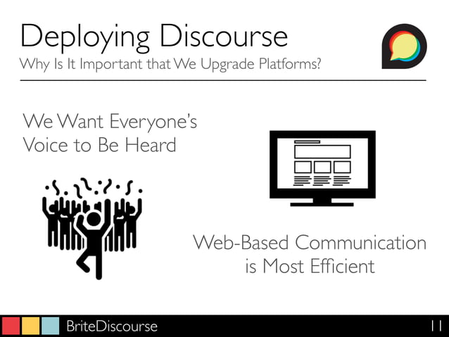 Deploying Discourse | PPT