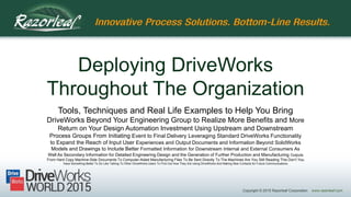 Deploying DriveWorks Throughout the Organization | PPTX