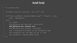 Deploying Elixir/Phoenix with Distillery - Yaroslav Martsynuyk | PPT