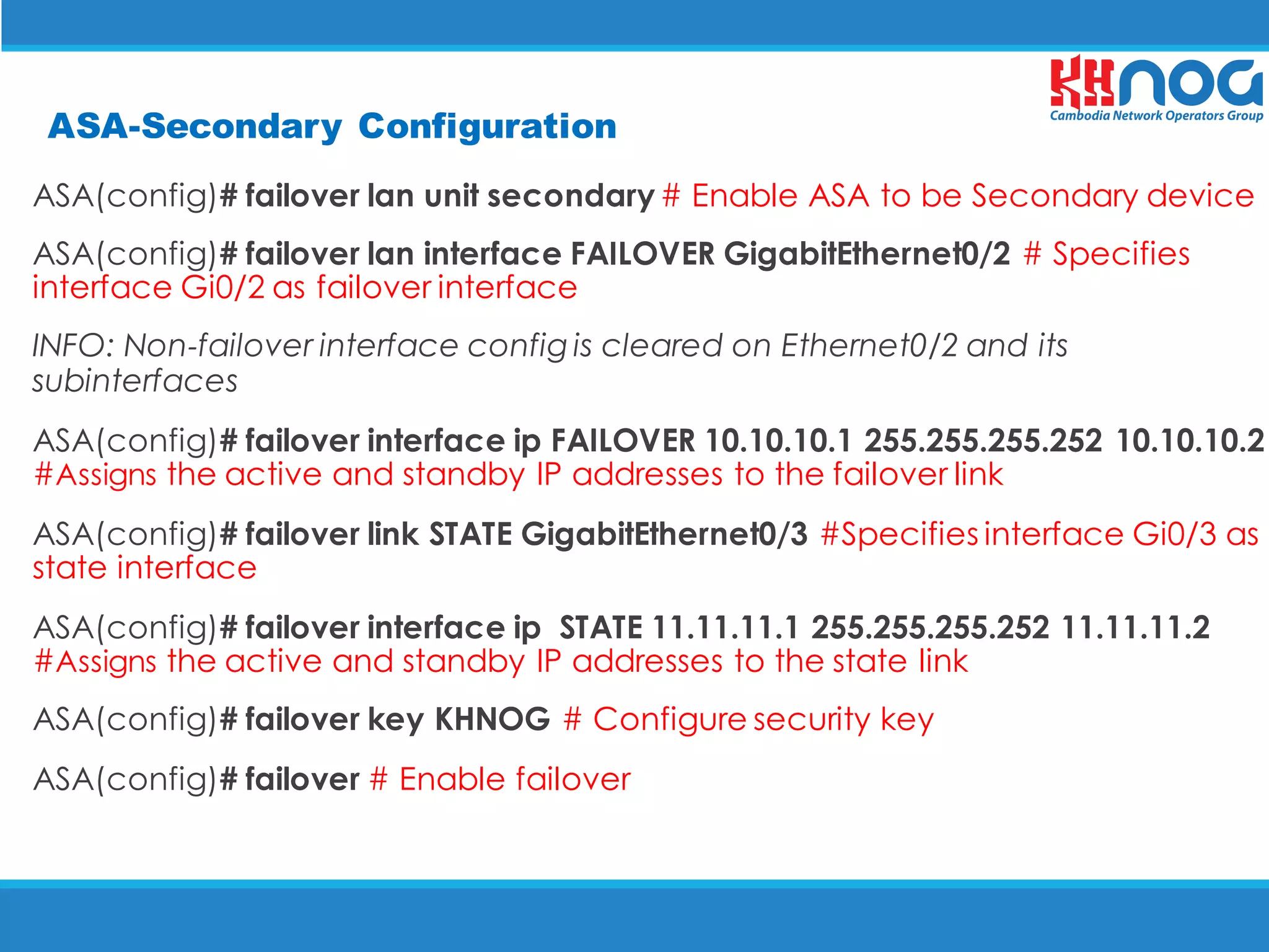 Deploy Failover/High Availability in ASA Firewall | PDF | Operating ...