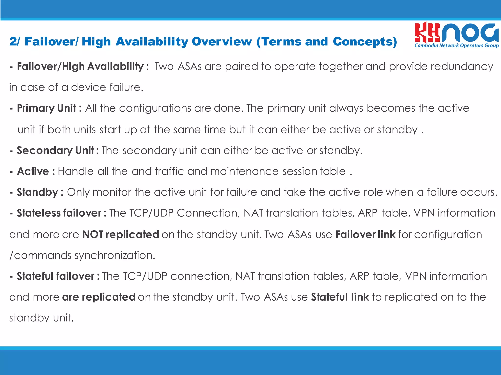 Deploy Failover/High Availability in ASA Firewall | PDF | Operating Systems | Computer Software ...