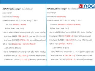 Deploy Failover/High Availability in ASA Firewall | PPT