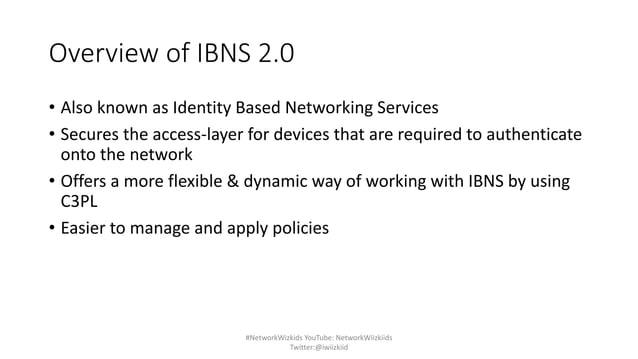 KT S2 EP1 - Deploying IBNS 2.0 | PPT
