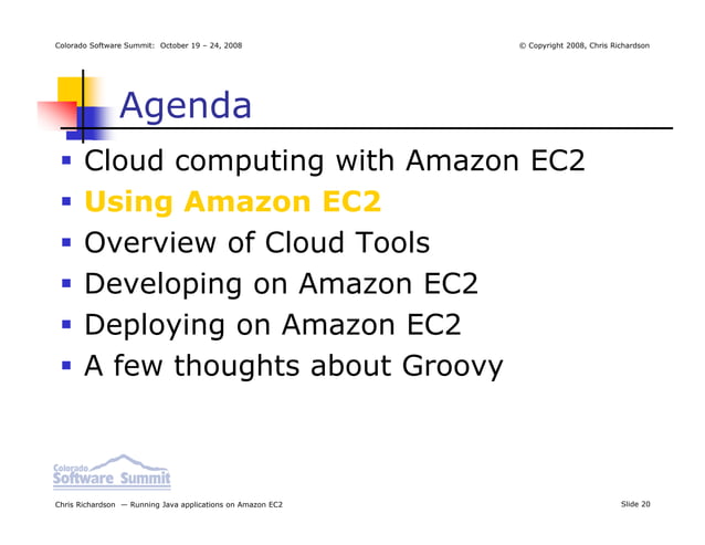 Deploying Java Applicationson Ec2 Ppt