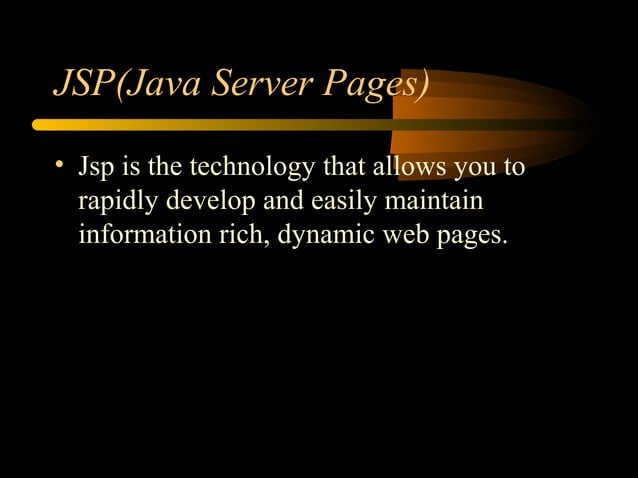 Deploying java beans in jsp | PPT Deploying java beans in jsp | PPT