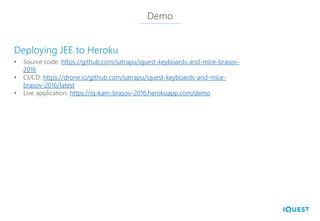 Deploying JEE to Heroku | PPT