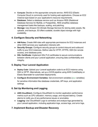 Deploying Laravel on AWS: Best Practices for Australian Teams | PDF | Cloud Computing | Internet