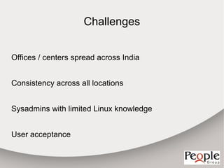 Deploying linux in enterprise | PPT