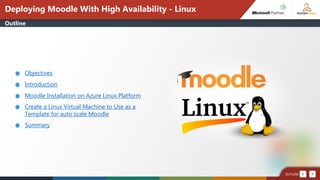 Deploying Moodle With High Availability and auto-scale on Microsoft Azure platform | PPT