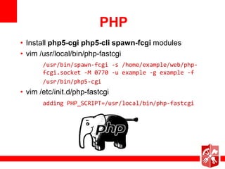 Deploying nginx with minimal system resources | PPT