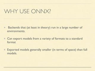 Flink Forward San Francisco 2019: Deploying ONNX models on Flink - Isaac Mckillen-Godfried | PDF