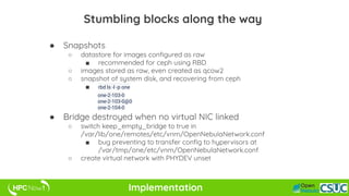 Deploying OpenNebula in an HPC environment | PDF