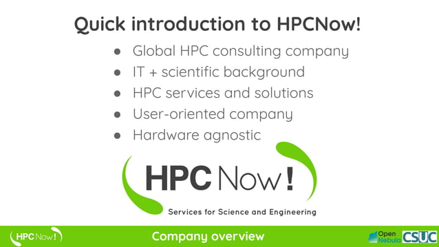 Deploying OpenNebula in an HPC environment | PPT