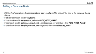 Deploying openstack using ansible | PDF