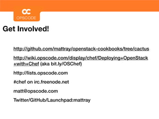 Deploying OpenStack with Chef | PPT