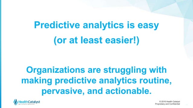 Deploying Predictive Analytics in Healthcare | PPTX | Programming Languages | Computing