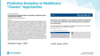 Deploying Predictive Analytics in Healthcare | PPTX | Programming Languages | Computing