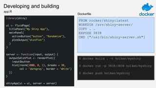 Deploying R for Production - SRUG | PPTX