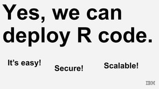 Deploying R for Production - SRUG | PPTX