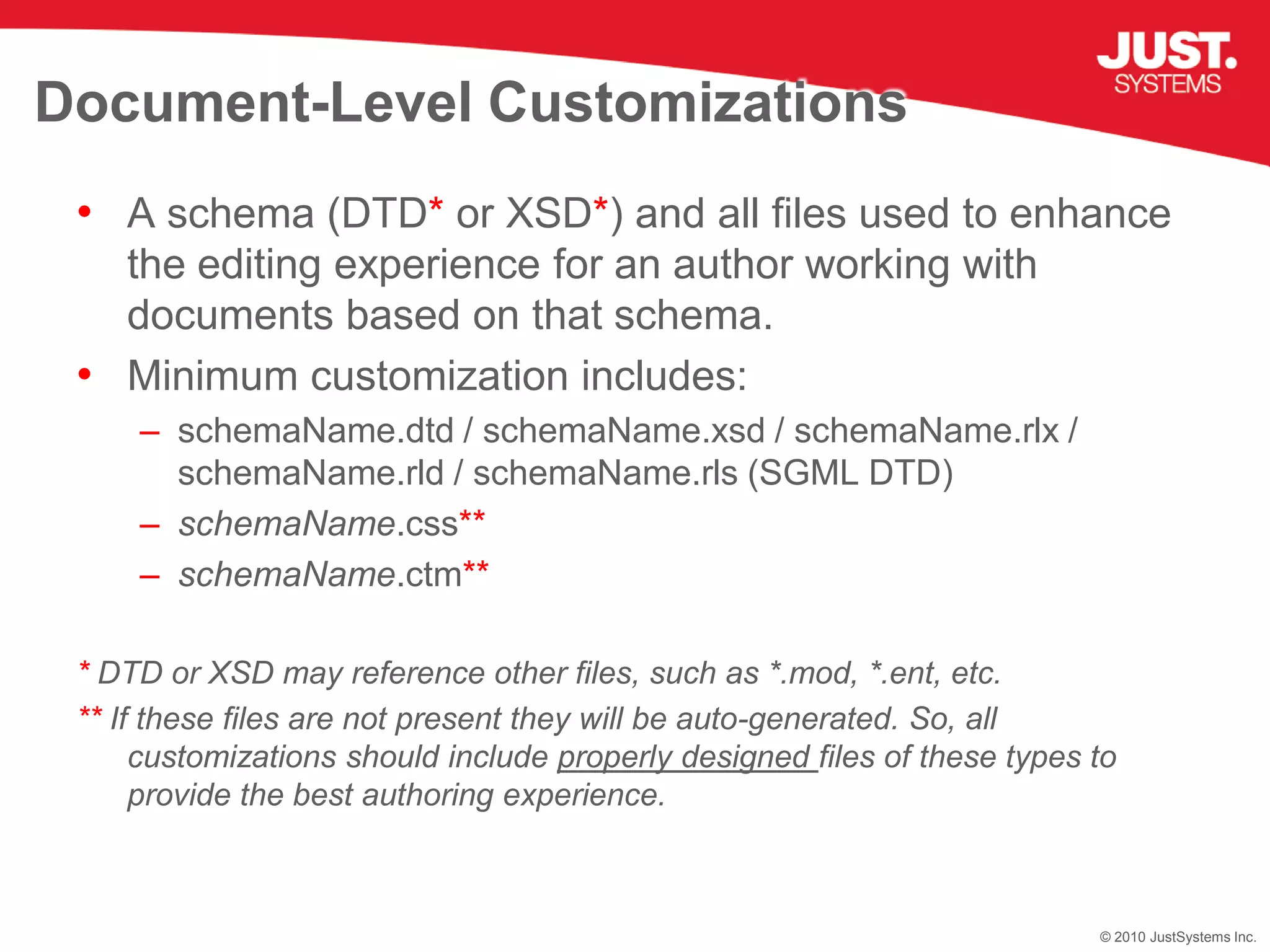 Deploying Schemas and XMetaL Customization Files | PDF