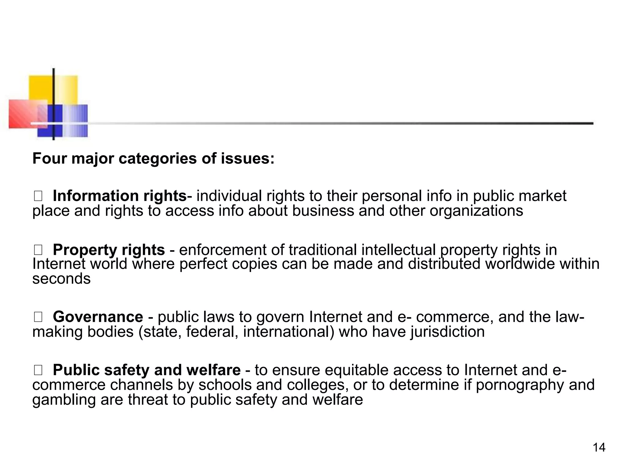 social, legal and ethical issues of e-commerce.. | PPTX