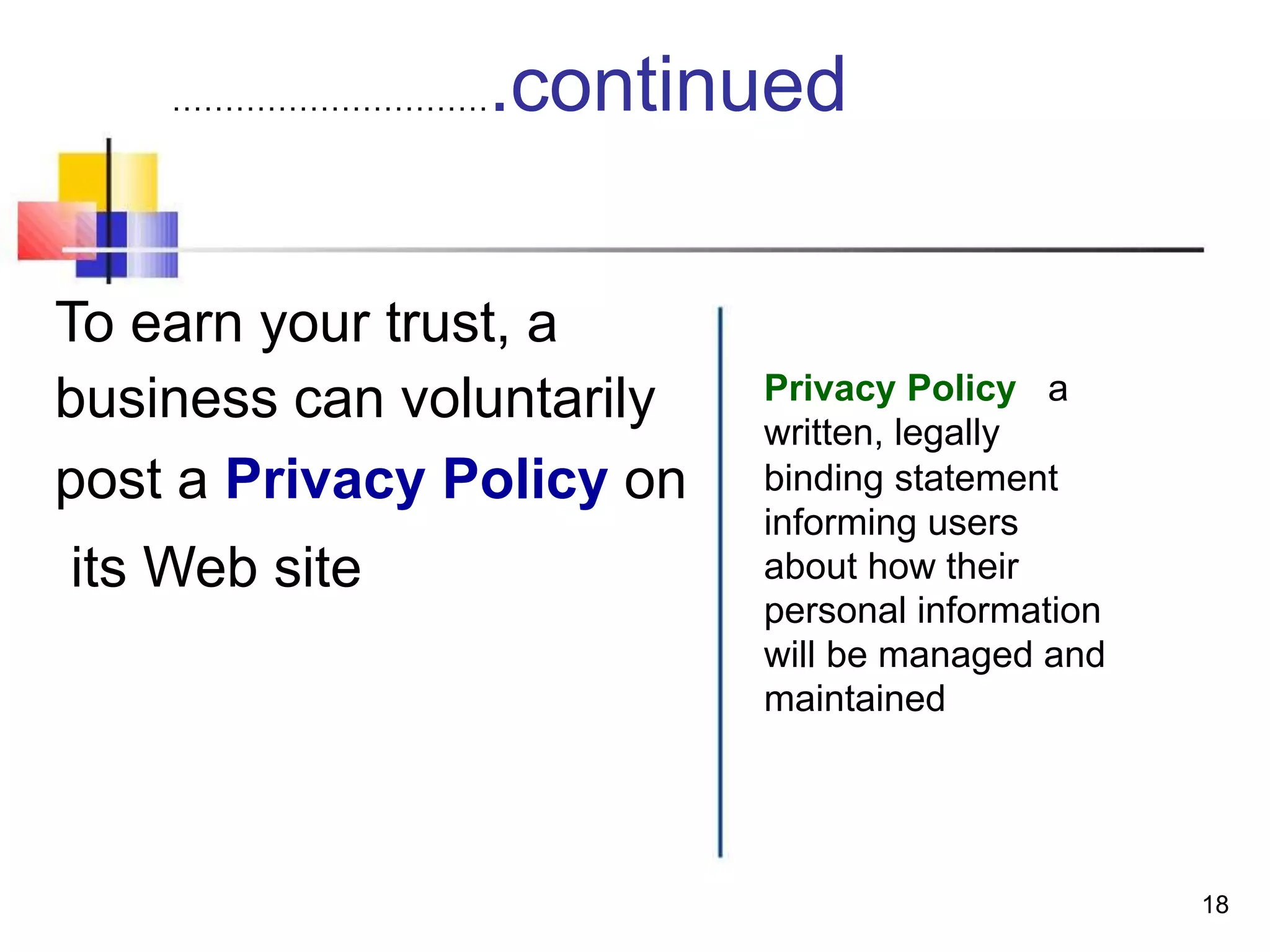 social, legal and ethical issues of e-commerce.. | PPTX