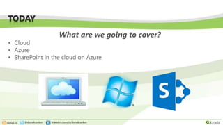 Deploying SharePoint 2013 on microsoft azure | PPT