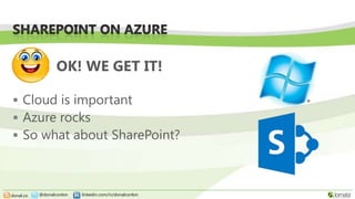 Deploying SharePoint 2013 on microsoft azure | PPT