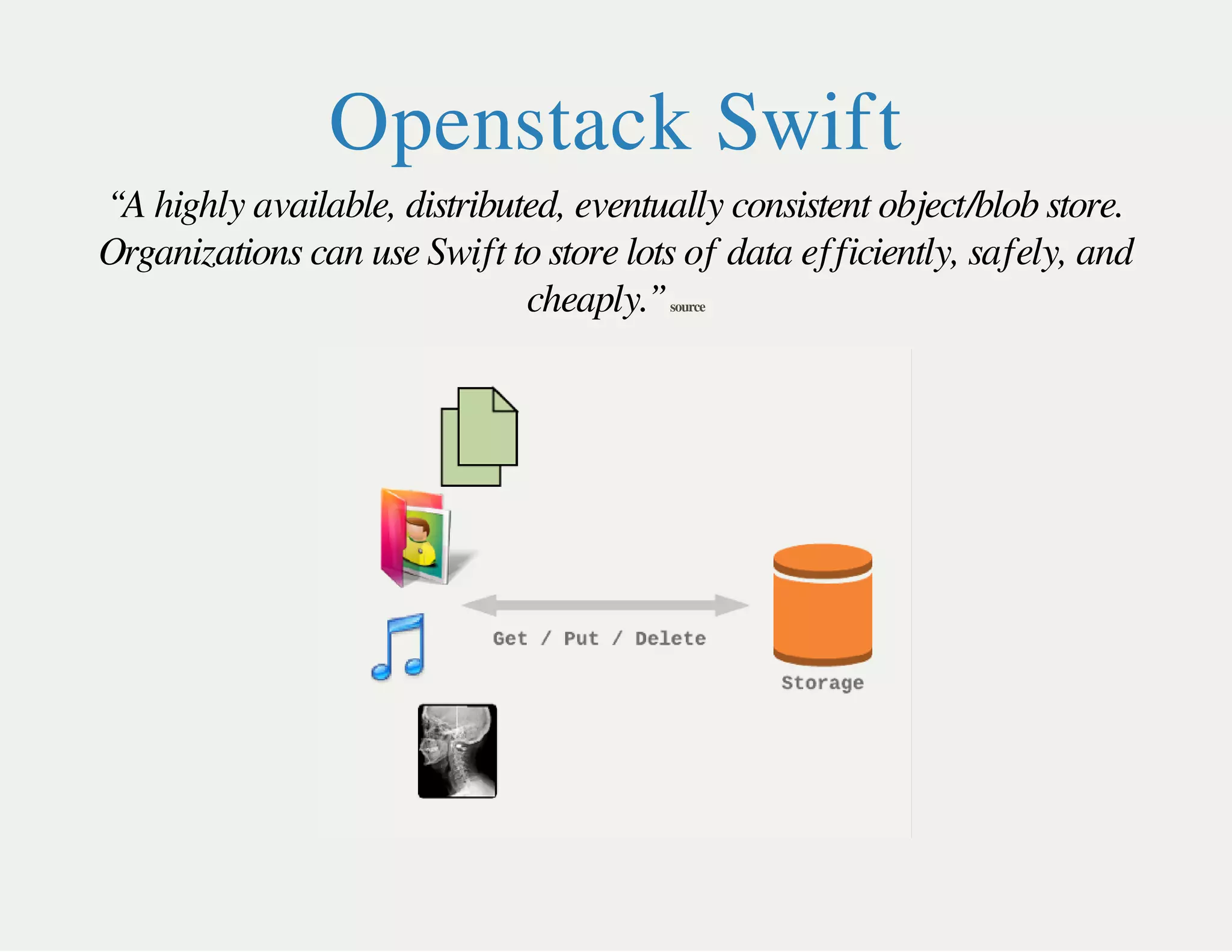 Deploying Swift On A Scale Out File System Ppt