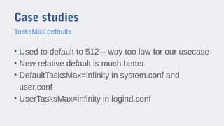 Deploying systemd at scale | PPT