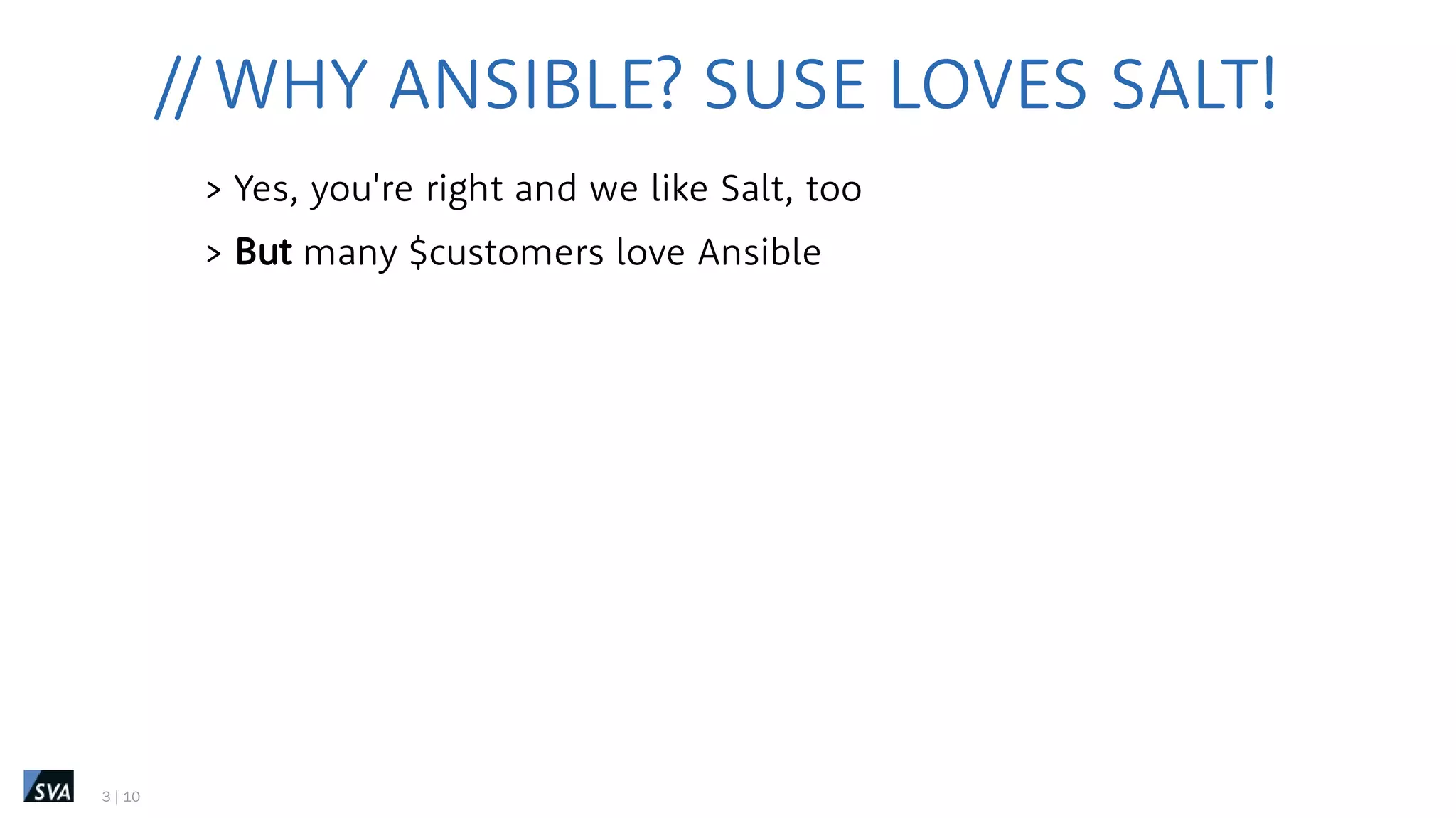 Deploying Uyuni with Ansible | PPT Deploying Uyuni with Ansible | PPT