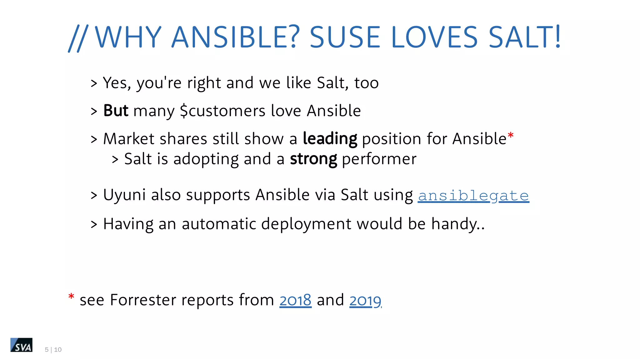 Deploying Uyuni with Ansible | PPT Deploying Uyuni with Ansible | PPT