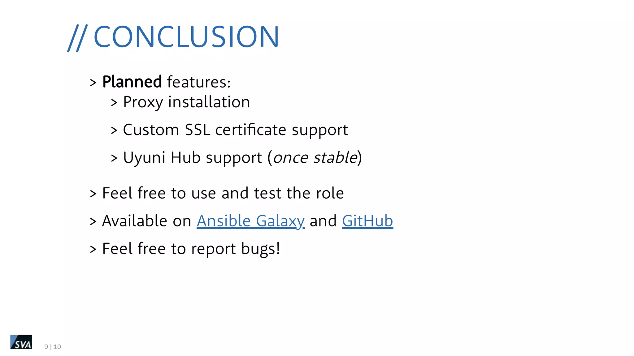 Deploying Uyuni with Ansible | PPT Deploying Uyuni with Ansible | PPT