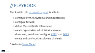 Deploying Uyuni with Ansible | PDF