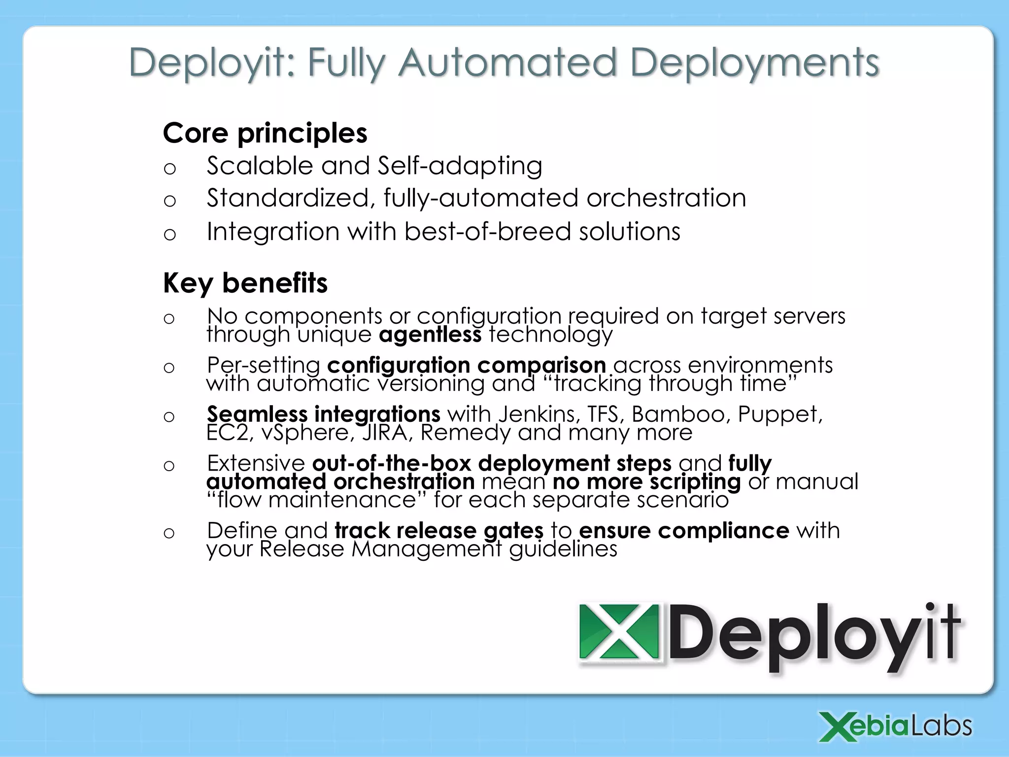 Deployit Product Demo | PPT